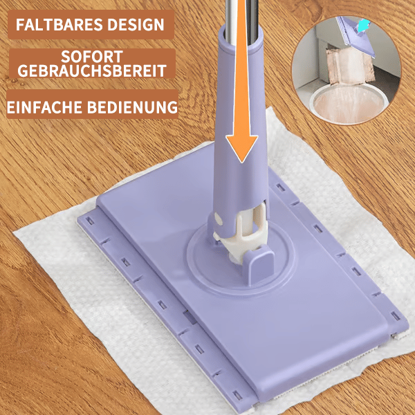 💥Automatischer Mini-Mopp zum Wechseln von Tüchern – luckyoou